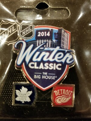 Official NHL 2014 Winter Classic Pin Toronto Maple Leafs vs Detroit Red ...