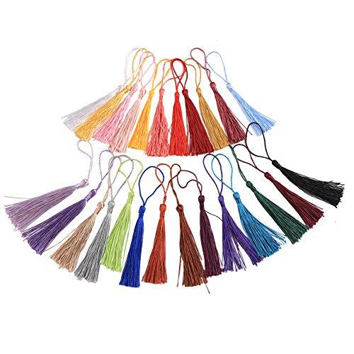 100 Pcs Bookmark Tassels for Crafts,Key Chain Tassels for Jewelry ...