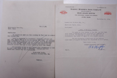 1934 Lamson Goodnow Robert Murphys Sons Co Ayer MA High Grade Ephemera ...