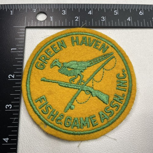 Vtg AS-IS! Fishkill New York GREEN HAVEN FISH & GAME ASSN INC. Patch ...
