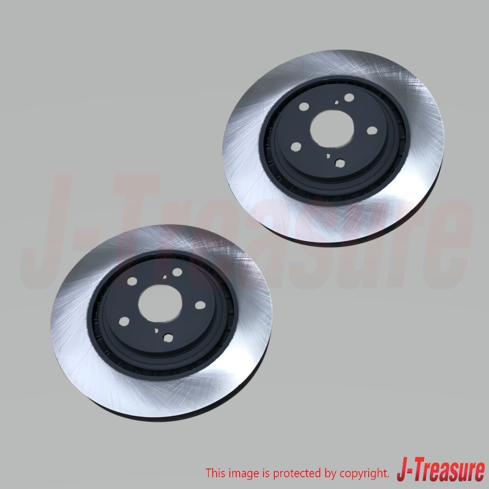 TOYOTA HIGHLANDER GSU55 10-19 Genuine Front Brake Rotor 43512-0E030 x2 ...