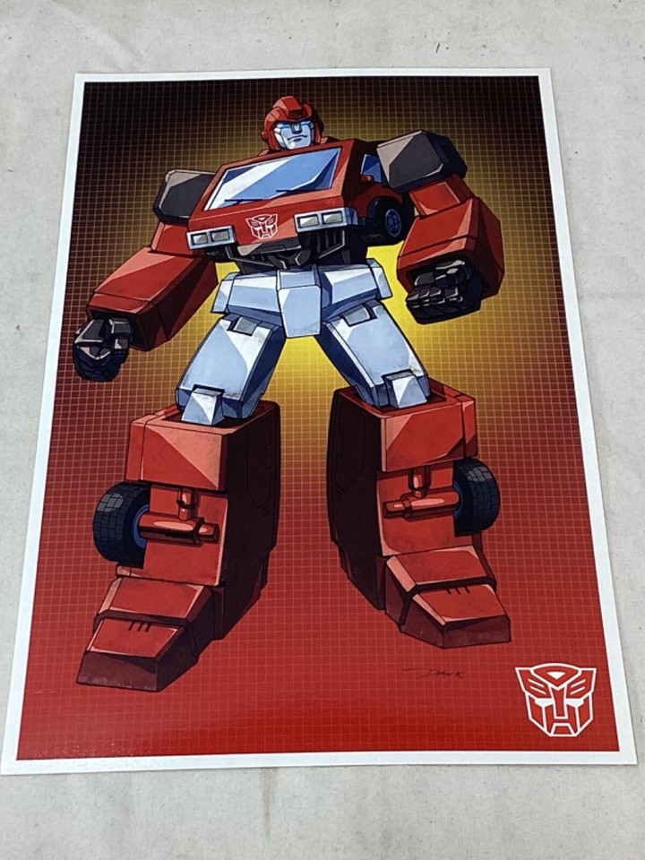 G1 Transformers Autobot Ironhide Poster 11x17 Picture Grid Box Art (V2 ...