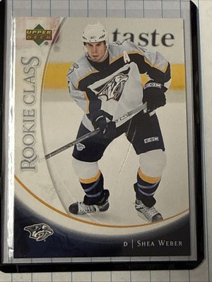 Shea Weber Rookie Class 2006-07 Upper Deck Card #1 Nashville Predators ...