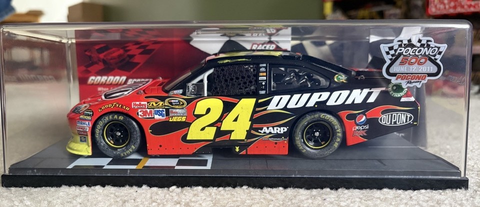JEFF GORDON #24 DUPONT IMPALA 2011 POCONO RACED WIN VERSION 1/24 LOW ...