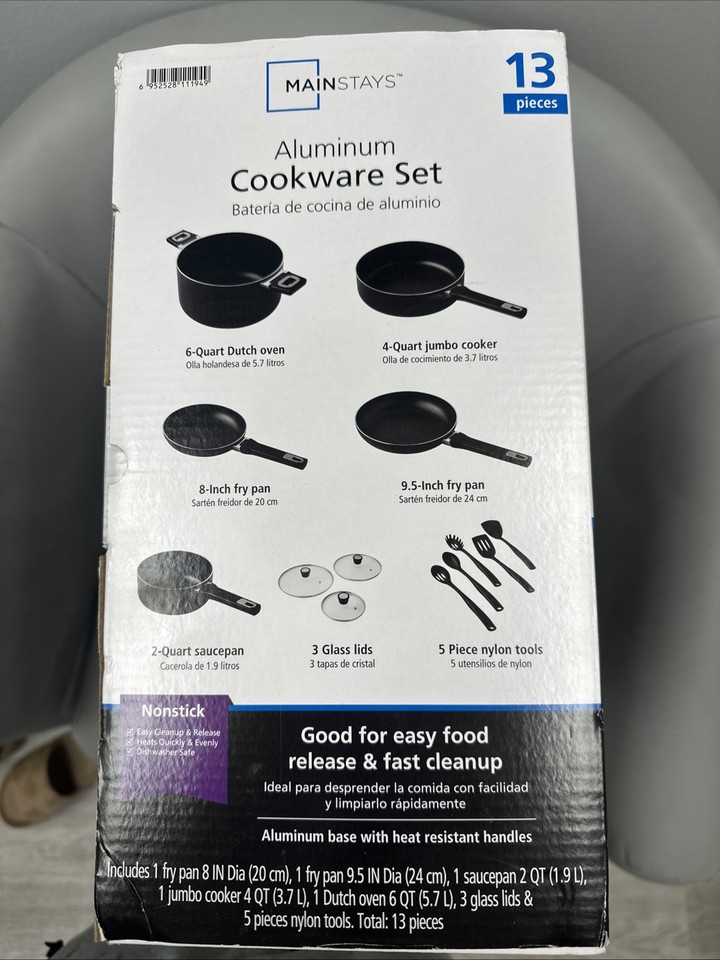 Wagner Ware GHC Aluminum 13-Piece Cookware Set | eBay