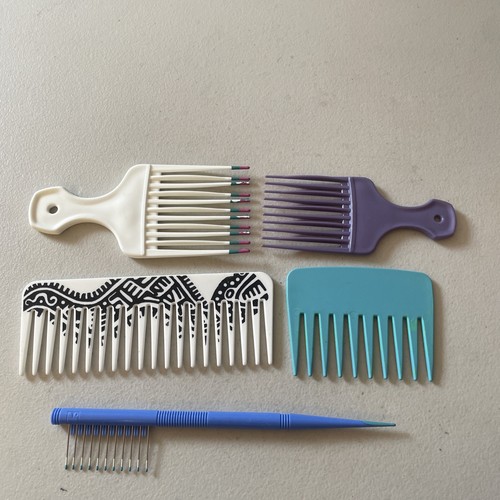 Vintage combs nos 80’s Mebco zone 1 wide tooth hair pick | eBay