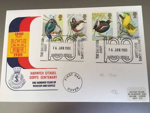 GB STAMPS RARE FIRST DAY COVER 1980 BIRDS SALVATION ARMY OFFICIAL | eBay UK