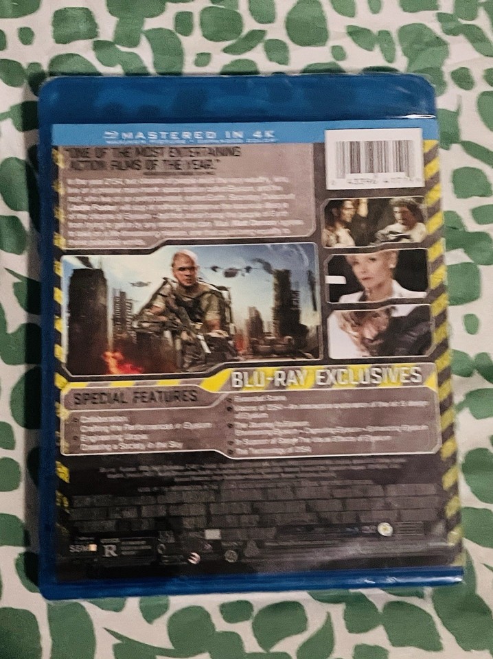 Elysium Blu-Ray + DVD Combo Pack (2013) Matt Damon Jodie Foster ...
