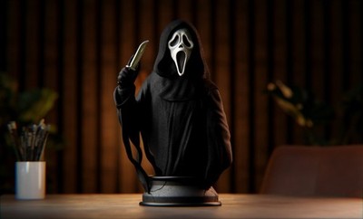 Ghostface Bust 10cm 12k resin – Scream Movie Horror Villain Collector’s ...