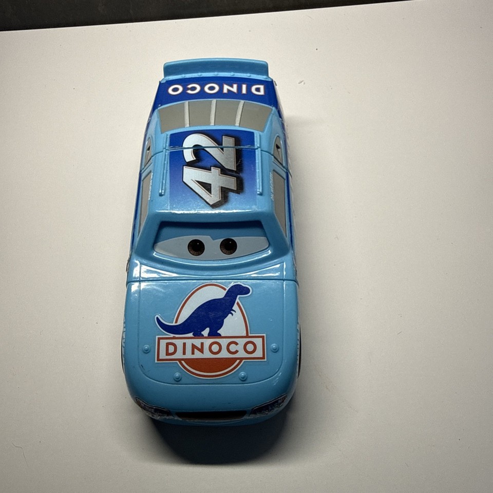 Disney Pixar Cars Movie Toy - Race & ‘Reck Cal Weathers Dinoco #42 ...