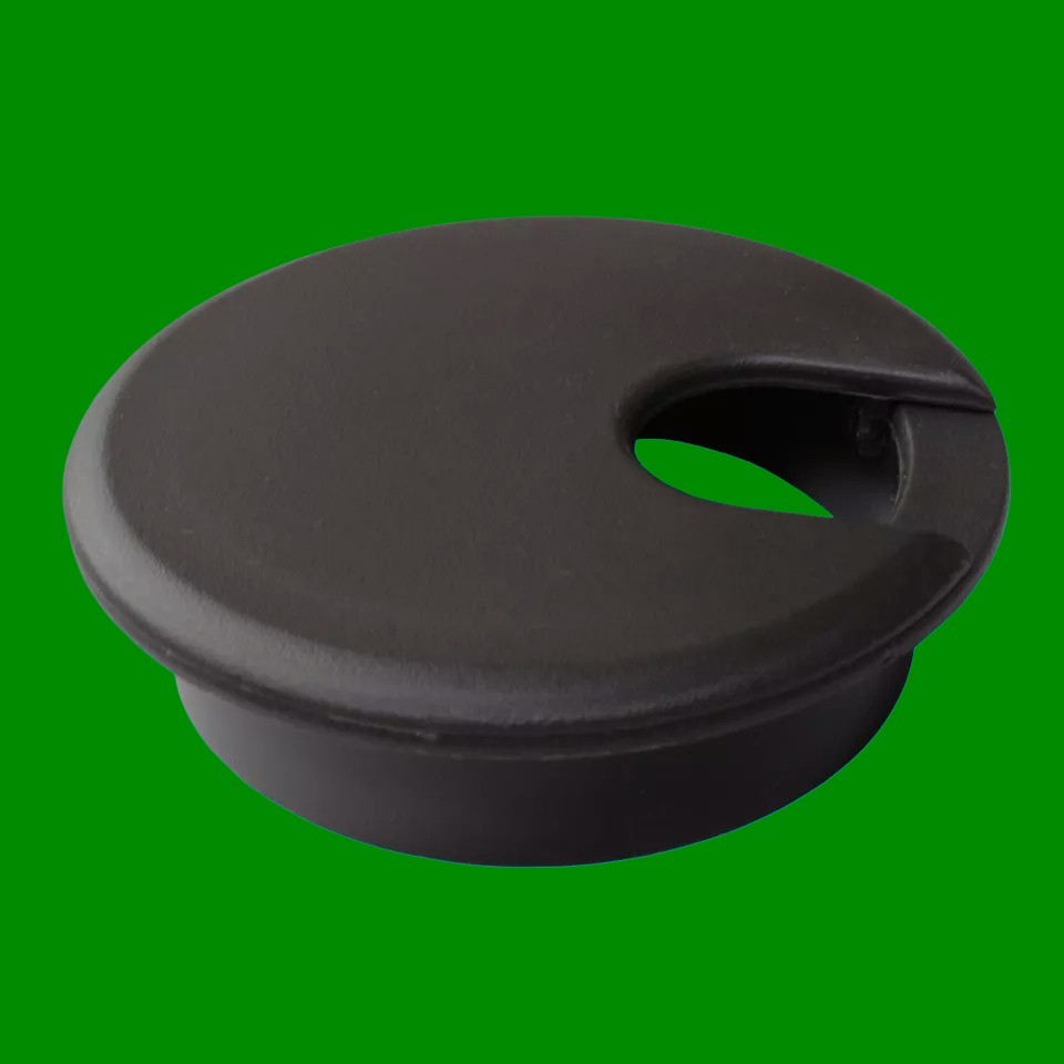 6x 65mm Computer Desk Table Grommet Cable Tidy Outlet Wire Hole Surface ...