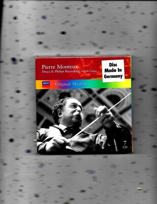 Complete Recordings 1956-64 Pierre Monteux (7) NEW CD FL 28947577980| eBay