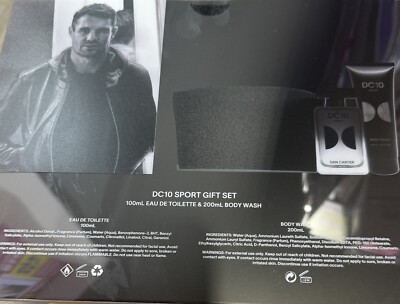 Dan Carter - DC10 SPORT EDT GIFT SET - 100mL New Men's Fragrance ...