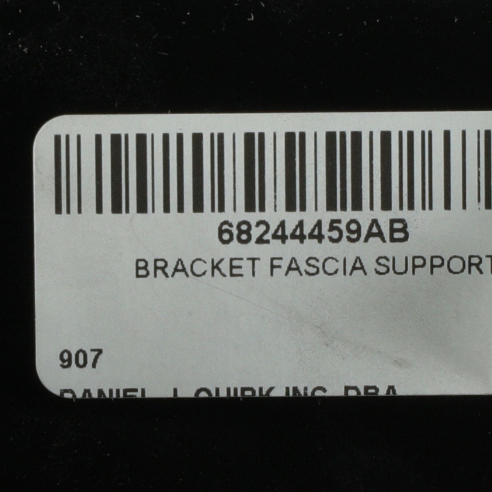 17-22 COMPASS REAR BUMPER FASCIA SUPPORT BRACKET RIGHT UPPER MOPAR ...