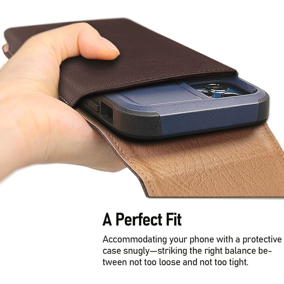 Vertical Leather Belt Clip Case Carry Pouch Cover For Samsung Galaxy ...