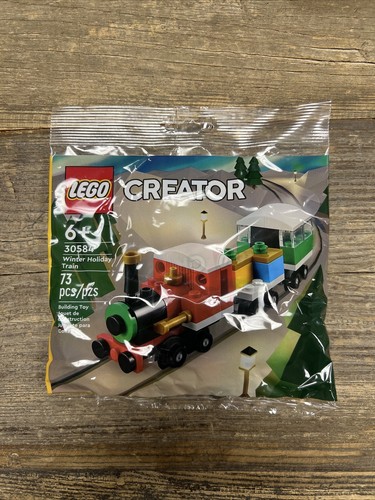 LEGO Creator WINTER HOLIDAY TRAIN Polybag New Sealed 73 pcs 30584 ...