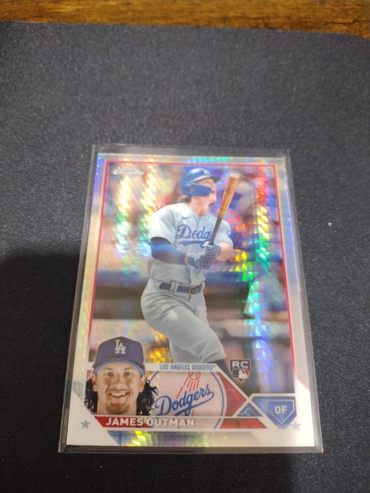 2023 Topps Chrome James Outman Prism Refractor #81 RC SP | eBay