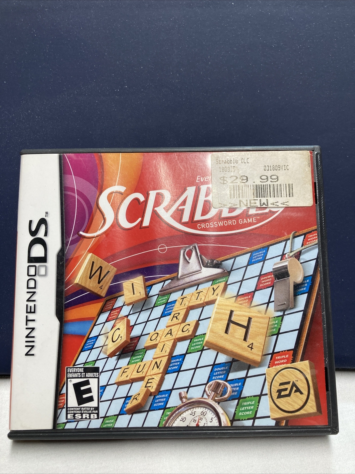 Nintendo DS Scrabble Crossword Game Complete with Manual 2009 ...