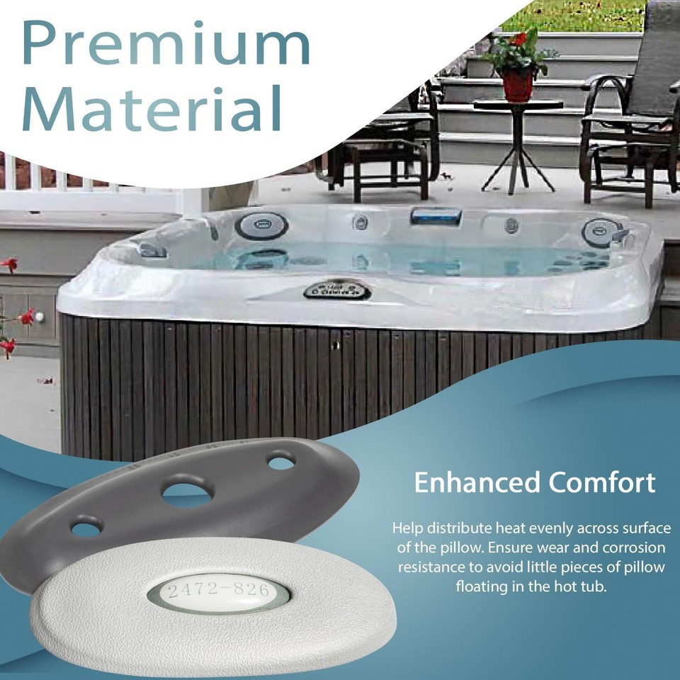 for Jacuzzi J-300 Series Hot Tubs 07-13 Oval Pillow Insert +Back Mount ...