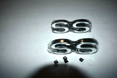 1968 68 CAMARO SS FENDER RIGHT & LEFT SS EMBLEMS SUPER SPORT | eBay