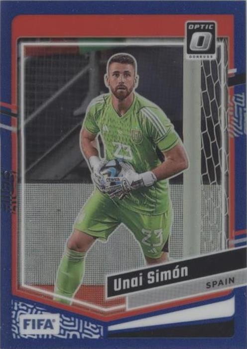 2023-24 Panini Donruss Fifa - Optic Unai Simon #53 Blue Prizm /99 for ...