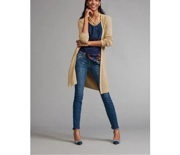 Cabi Abbey Road Duster Longline Knit Cardigan Sweater… - Gem