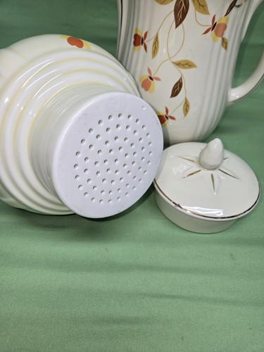 Vtg Hall’s Superior Quality Mary Dunbar Jewel Tea Autumn Leaf Drip ...