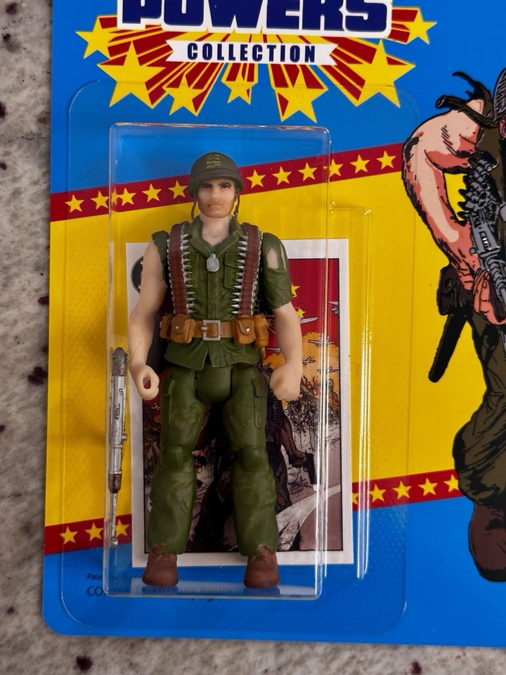 Custom DC “Kenner” Super Powers SGT ROCK Figure -MOC-w/Collectors Card ...
