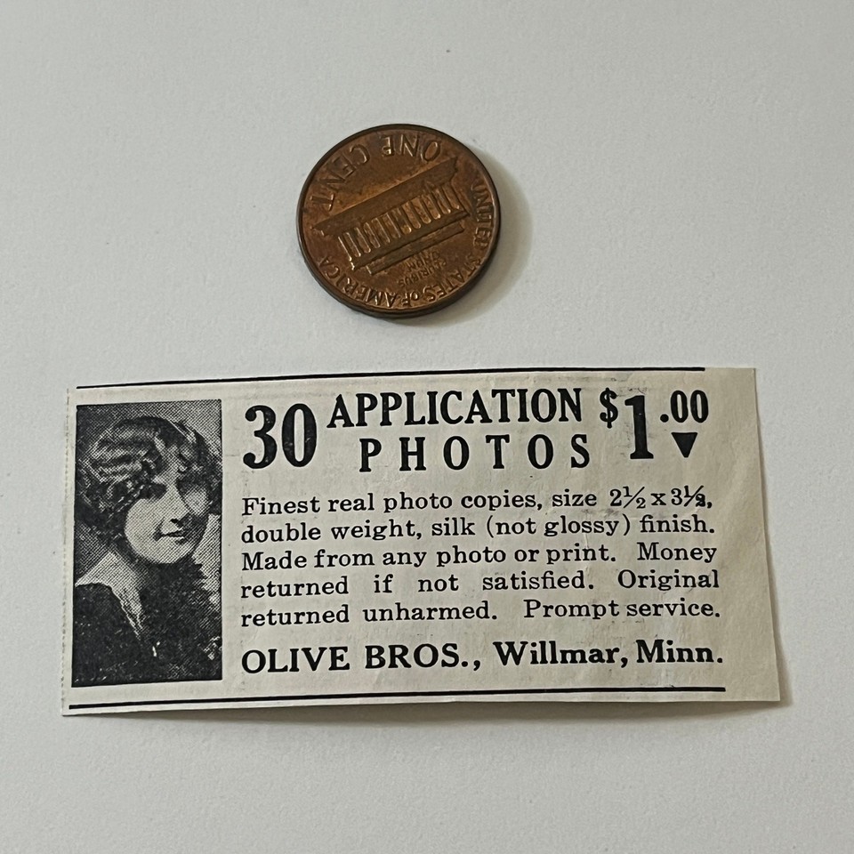 Olive Bros. 30 Application Photos Willmar MN 1938 Magazine Ad SAG7-H4 ...