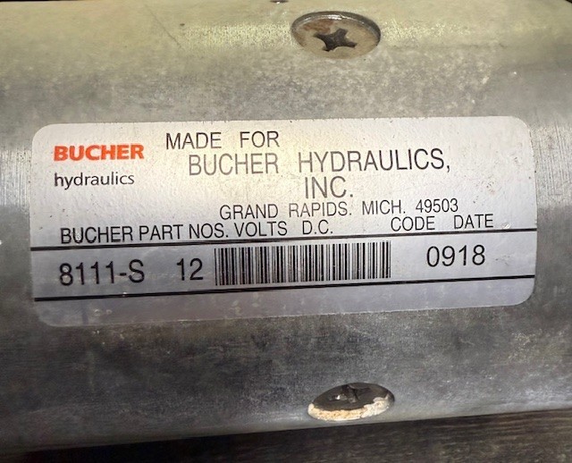 BUCHER HYDRAULIC PUMP 8111-S | eBay