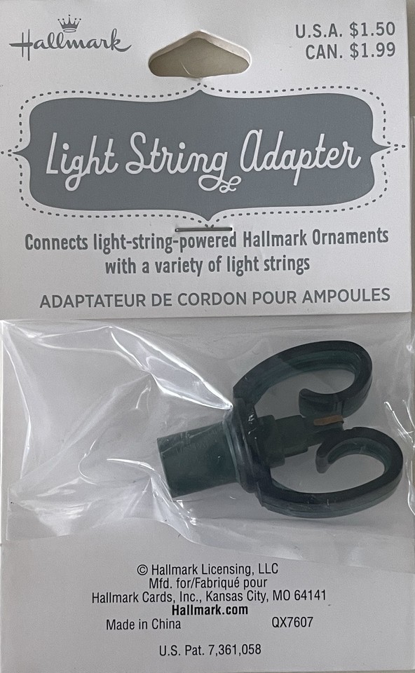 Hallmark Christmas Ornament Light String Adapter in package BNIP | eBay