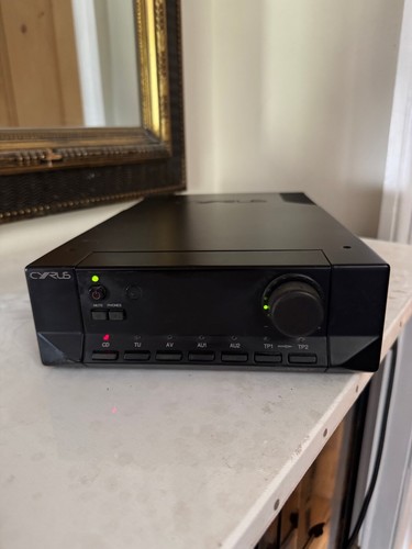 Cyrus 7 integrated amplifier in smooth black | eBay UK