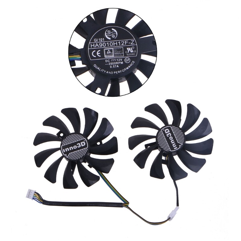 HA9010H12F-Z VGA Fan for Inno3D GTX 1060 Graphics Card Cooling Fan 4Pin ...