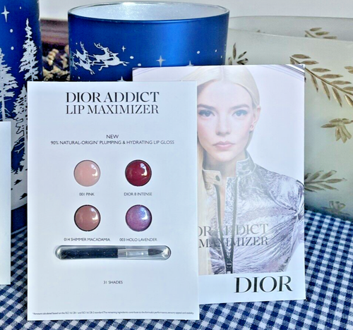 DIOR Perfume + LIPSTICK + Bag Floral Holiday Disney gift Set party ...