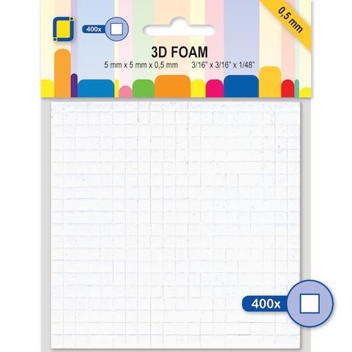 JEJE 5mm x 5mm Square 3D Double Sided Sticky Foam Pads | eBay UK