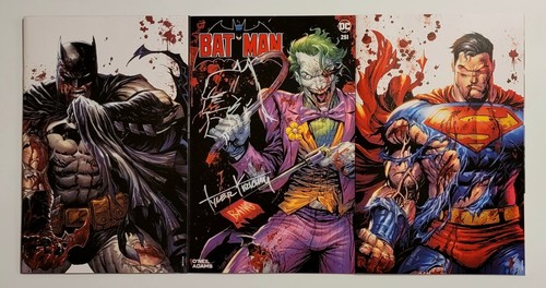 Tyler Kirkham Battle Damage Superman # 4 Batman # 136 & 251 Joker ...