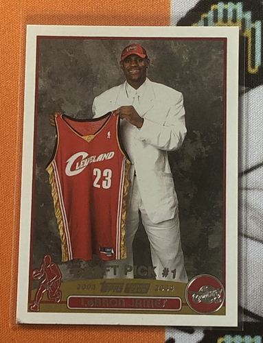 2003-04 Topps LeBron James Draft Pick Rookie RC #221 Cleveland ...