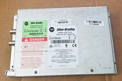 Allen Bradley 2711P-RN15S Series B PanelView Plus ControlNet Comm ...