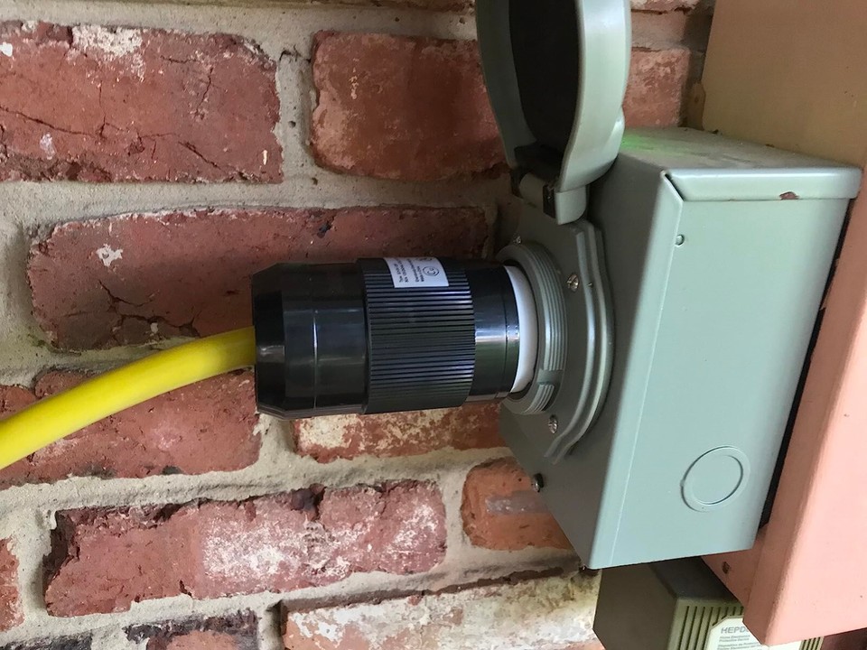 50A Generator Connector NEMA SS2-50R Female Power Cord Plug Twist Lock ...