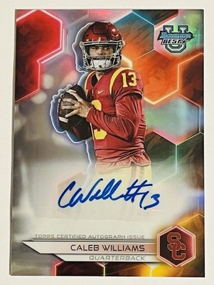 Caleb Williams 2023 Bowman’s Best Autograph Card BOA-CW | eBay