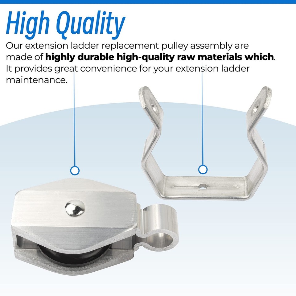 31-12 Extension Ladder Pulley Replacement Kit Compatible with Werner ...