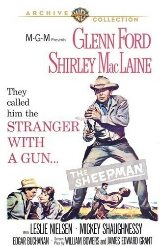 The Sheepman 1958 Glenn Ford, Shirley MacLaine Leslie Nielsen Mickey ...