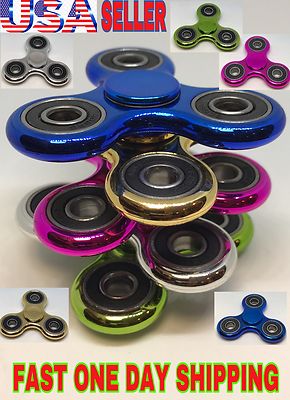 LOT METALLIC PLATED SPINNER FIDGET, PLASTIC ,WHOLESALE. CHRISTMAS GIFT ...
