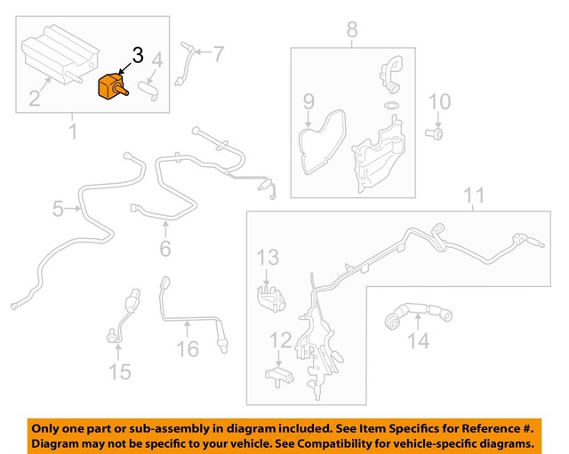 Ford Oem-vapor Canister Purge Solenoid CU5Z9F945D for sale online | eBay