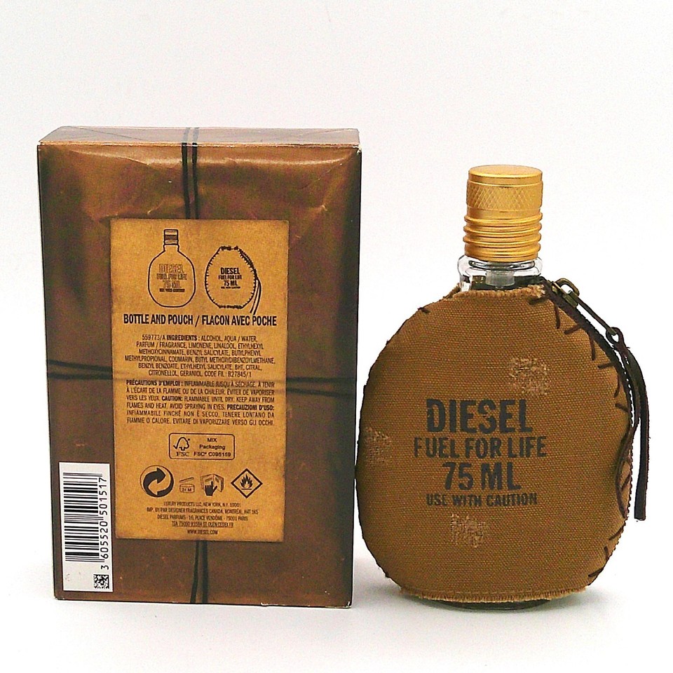 DIESEL Fuel For Life Cologne 2.5 oz (75 ml) Eau de Toilette Spray NEW ...