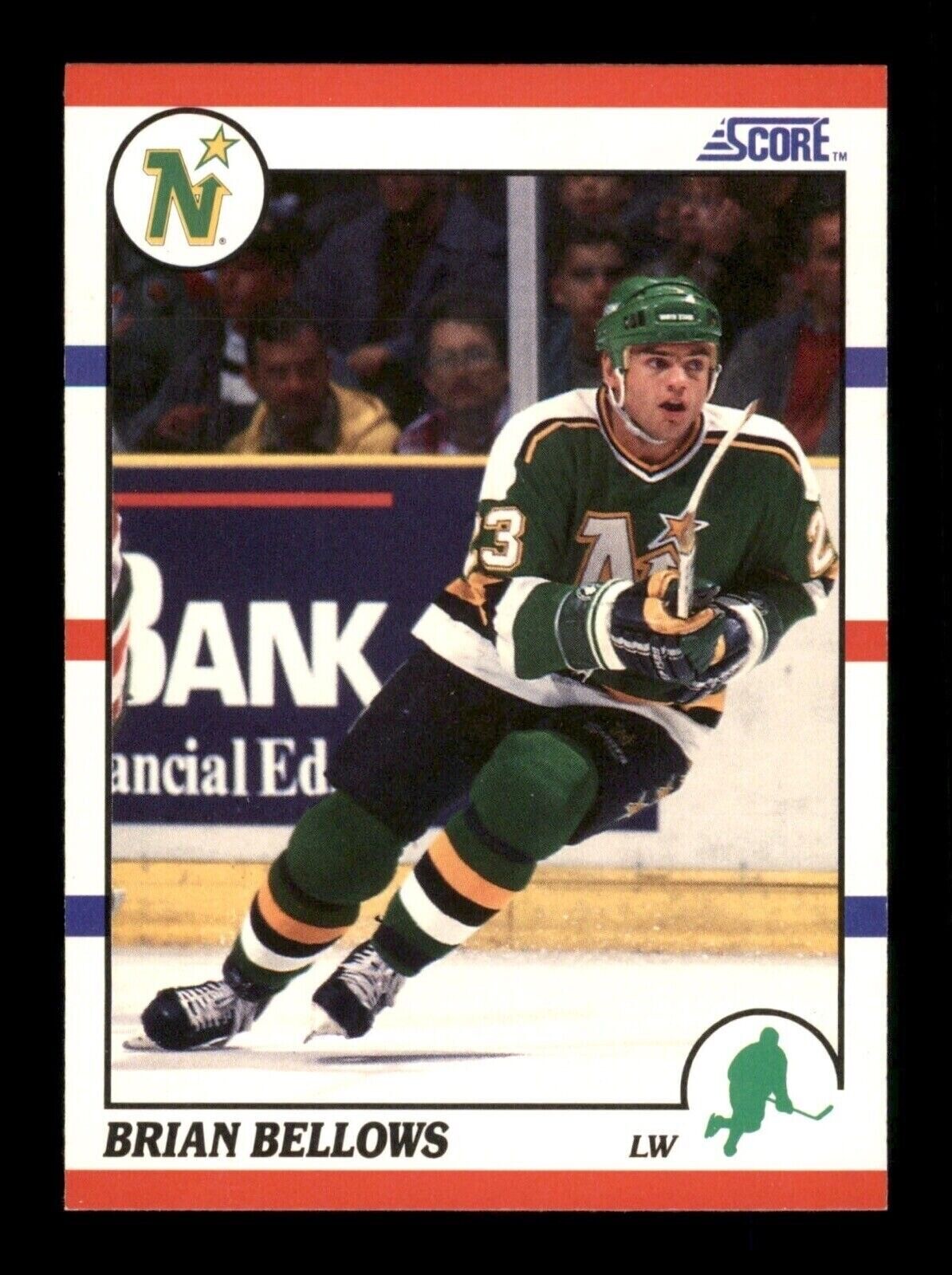 1990 Brian Bellows North Stars 7 Score Hockey Sports Trading Card | eBay