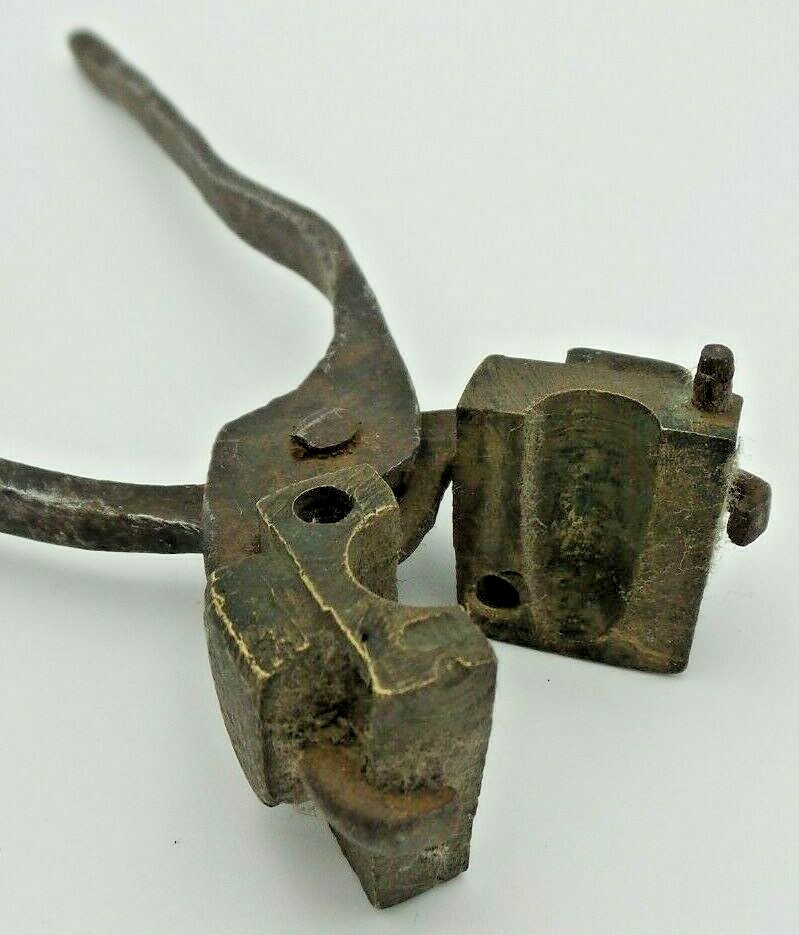 Antique 1700s European Hand Made Conical Iron Bullet Mold | eBay