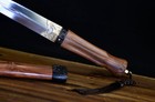 Chinese KungFu Short Dao Sword Sharp 1095Carbon Steel Outdoors WuShu ...