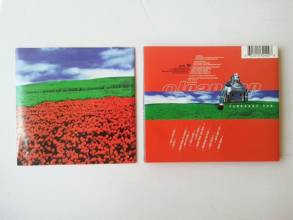 Oleander February Son 1999 Universal Records (Front and back cover only ...