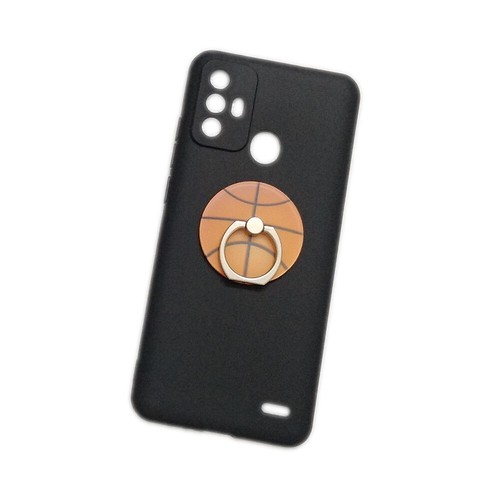 3D Basketball Finger Ring Holder Soft TPU Phone Case Cover For ZTE ...